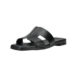 OH MY SANDALS Damen Pantolette "Oh My Sandals Pantoletten Leder", Gr. 40, schwarz, Leder, Schuhe