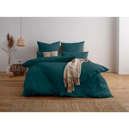 Bettw&auml;sche OTTO HOMEpetrol, Perkal, Obermaterial: 100% Baumwolle, Bettw&auml;sche, "Luisa", 4 Qualit&auml;ten f&uuml;r dein perfektes Schlafgef&uuml;hl (von Komfort bis