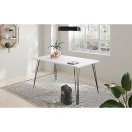 Ablagetisch Schildmeyer, B:120cm H:74cm T:80cm, wei&szlig;, Tische, "Fynn, Ablagetisch, Made in Germany", Solide Verarbeitung - Dieses Produkt ist in