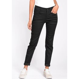 Gang Damen 5-Pocket-Jeans "94AMELIE", schwarz, Gr. 30, unifarben, Denim/Jeans, Obermaterial: 60% Baumwolle, 36% Polyester, 4% Elasthan, Jeans, aus