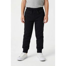 Converse Jungen Jogginghose "SIGNATURE FLEECE CHUCK PATCH JOGGER - f&uuml;r Kinder", schwarz-wei&szlig;, Gr. 128, bedruckt, unifarben, Sweatware, Obermaterial: