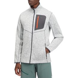 McKINLEY Herren Fleecejacke "He.-Unterjacke Skeena III M", blau, Gr. L, Fleece, Obermaterial: 100% Polyester, Jacken, mit hohem Kragen, aus weichem