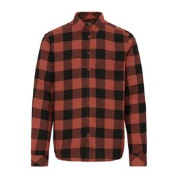 Blend Herren Flanellhemd "BHBUSTER SHIRT", rot, Gr. XXXL, kariert, Web, Obermaterial: 100% Baumwolle, Hemden, Baumwolle, regular fit
