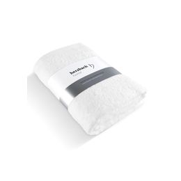 Saunatuch HERZBACH HOME, wei&szlig;, Obermaterial: 100% Baumwolle CO., Handt&uuml;cher, "Pura", 550g/m&sup2;, Premium-Qualit&auml;t, 100% Baumwolle, einfarbig