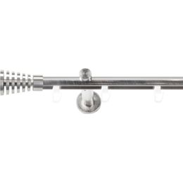 Gardinenstange SN DECO GROUP, L:440cm &Oslash;:19mm, silber, Gardinenstangen