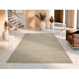 Wollteppich, B:170cm H:12mm L:240cmbeige, grau, natur, OCI DIE TEPPICHMARKE, Obermaterial: 95% Wolle, 5% Polyester, Wohnzimmer, Teppiche, "COUNTRY