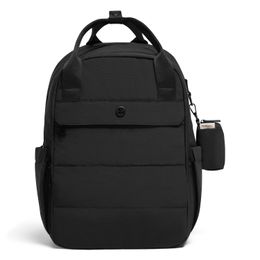 Kinder Aufbewahrungstasche "BK-BACKPACK", schwarz, HUGGIES BABYWEAR, unifarben, Web, Baumwollmischung, Taschen, mit Anh&auml;nge Tasche