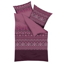 Bettw&auml;sche Kaeppel, lila, Mako-Satin, Obermaterial: 100% Baumwolle, Bettw&auml;sche, "Opulence", Paisleymuster