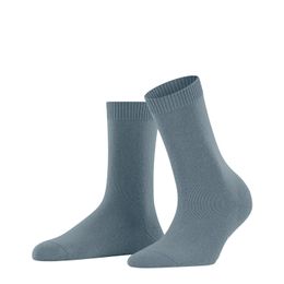 Falke Damen Socken "Cosy Wool", Gr. 35, blau, Obermaterial: 31% Wolle WO. 27% Viskose CV. 24% Polyamid PA. 18% Kaschmir WS., glatt, Socken