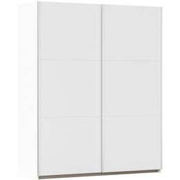 Schwebet&uuml;renschrank Rauch, B:175cm H:210cm T:59cm, wei&szlig;, Holzwerkstoff, Schr&auml;nke, "Kleiderschrank Dreht&uuml;renschrank Schrank Garderobe KRONACH",
