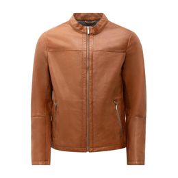 RICANO Herren Blouson "Lederjacke Tomaso", braun, Gr. M, Obermaterial: 100% Lammnappaleder LANA. Futter: 100% Baumwolle CO., Jacken, Handgefertigt