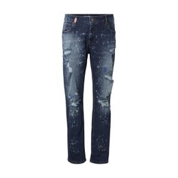 2Y Premium Herren Bequeme Jeans "2Y Premium Cesar Slim Fit Jeans", blau, Gr. 34, unifarben, 98% Baumwolle, 2% Elasthan, Jeans