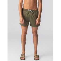 TEESHOPPEN Herren Badeshorts "TEESHOPPEN Swim shorts Swimshorts", gr&uuml;n, Gr. S, Obermaterial: 100% Polyester, Badehosen