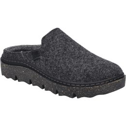 Josef Seibel Damen Hausschuh "Carmaux 01, anthrazit", Gr. 39, grau, Obermaterial: 100% Textilmaterial TEXMAT., Schuhe