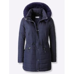 Heine Damen Steppjacke, Blau, Gr. 26, Steppjacken, Material: Polyester. Fellimitat: Polyester. Wattierung: Polyester. &Auml;rmelfutter: Polyester