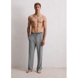 Marc O'Polo MARC O'POLO Herren Lange Unterhose "Mix N Match Cotton", Gr. M, grau, Jersey, Obermaterial: 100% Baumwolle, Unterhosen