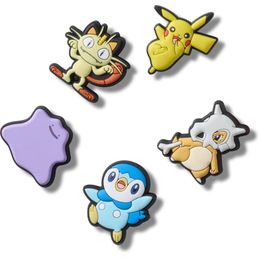 Crocs Jungen Schuhanstecker "Jibbitz Pokemon Variety", bunt, PVC, Schuhzubeh&ouml;r, Charm, Anstecker f&uuml;r Crocs Schuhe