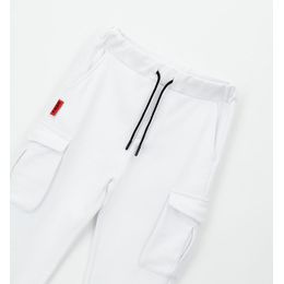 IDO M&auml;dchen Outdoorhose "BOY TROUSERS", wei&szlig;, Gr. 152, 100% Baumwolle, Hosen