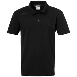 Uhlsport Herren Poloshirt "POLO SHIRT ESSENTIAL", schwarz, Gr. L, Obermaterial: 100% Baumwolle CO., Shirts