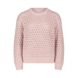 Betty Barclay Damen Strickpullover "Damen mit Effektgarn", lila, Gr. 42, Strick, Obermaterial: 38% Baumwolle, 38% Polyacryl, 24% Polyamid, Pullover
