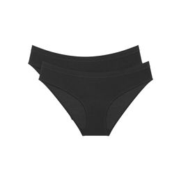 Triumph Damen Midislip "Sense of Modal", Gr. M, schwarz, Single Jersey, Obermaterial: 87% Modal, 13% Elasthan, Unterhosen, softes Modal, klassischer