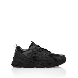 Plein Sport Damen Sneaker "Low-Top-Sneaker", Gr. 35, schwarz, Schuhe