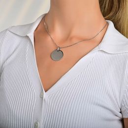 Adelia&acute;s ADELIA ́S Damen Kettenanh&auml;nger "Anh&auml;nger &ndash; Anh&auml;nger aus Edelstahl", Edelstahl, silber, Edelstahl, Schmuckanh&auml;nger, Ideal zum Verschenken &ndash; schlicht