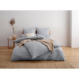 Bettw&auml;sche OTTO HOME, grau, Renforc&eacute;, Obermaterial: 100% Baumwolle, Bettw&auml;sche, "Luisa", 4 Qualit&auml;ten f&uuml;r dein perfektes Schlafgef&uuml;hl (von Komfort