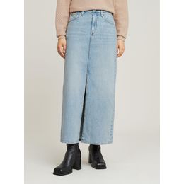 G-Star Raw G-STAR Damen Jeanskleid "Viktoria Long Rock"sun faded cloudburst, Gr. 31, Obermaterial: 100% Baumwolle, Kleider