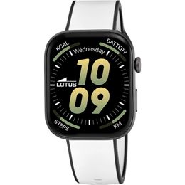 Lotus Herren Smartwatch "Smartwatch"wei&szlig;, schwarz, wei&szlig;, Smartwatches, Armbanduhr,Herrenuhr,Bluetooth,Steuerung der Smartphone-Kamera,Wecker