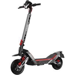 NAVEE E-Scooter "XT5 Max Electric Scooter", B:62,7cm L:136,1cmgrau, Roller, TCS, Bluetooth‐Entsperrung, BMS, Find My, 12" Offroad‐Reifen