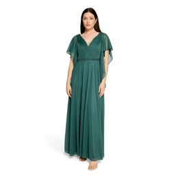 Vera Mont Damen Abendkleid "Damen im Glitzer-Look", gr&uuml;n, Gr. 40, Netz, Obermaterial: 100% Polyester. Besatz: 100% Polyester. Futter: 100% Polyester,