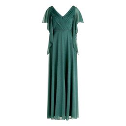 Vera Mont Damen Abendkleid "Damen im Glitzer-Look", gr&uuml;n, Gr. 38, Netz, Obermaterial: 100% Polyester. Besatz: 100% Polyester. Futter: 100% Polyester,