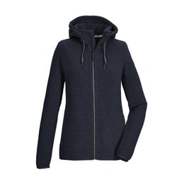 G.I.G.A. by Killtec Damen Fleecejacke "GW 19 WMN KNTFLC JCKT"navy, Gr. 46, G.I.G.A. DX BY KILLTEC, Obermaterial: 100% Polyester, Jacken, Leichte Damen Strickfleecejacke