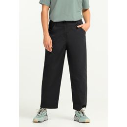 Jack Wolfskin Damen 7/8-Hose "MAHANI 7 / 8 PANTS W", schwarz, Gr. 36, Obermaterial: 100% Polyester. Futter: 100% Polyester, Hosen, 7/8-L&auml;nge, aus