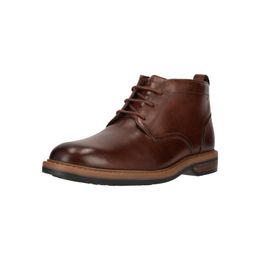 Clarks Herren Schn&uuml;rschuh "Aldwin Chukka", Gr. 47, braun, Leder, Schuhe, mit griffiger Sohle