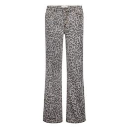 Cartoon Damen Stretch-Jeans "Damen mit Muster"grau, grau, Gr. 46, Obermaterial: 41% Baumwolle, 33% Viskose, 25% Polyester, 1% Elasthan, Jeans
