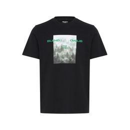 Blend Herren Rundhalsshirt "Rundhalsshirt BHKean", schwarz, Gr. S, Obermaterial: 100% Baumwolle CO., Shirts