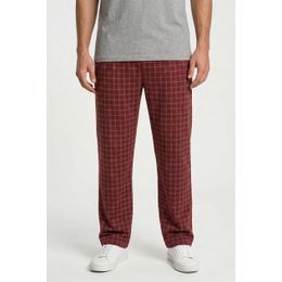 Herren Schlafhose "SLEEP PANT.", Calvin Klein Underwear, Gr. L, rot, Web, Obermaterial: 100% Baumwolle, gemustert, kariert, Hosen, Mit elastischem