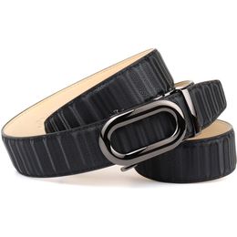 Anthoni Crown Damen Lederg&uuml;rtel, schwarz, Gr. 85, Rindsleder, G&uuml;rtel