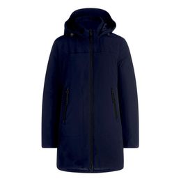 Betty Barclay Damen Outdoorjacke "Damen mit abnehmbarer Kapuze", blau, Gr. 36, Obermaterial: 88% Polyester, 12% Elasthan. Futter: 100% Polyamid.