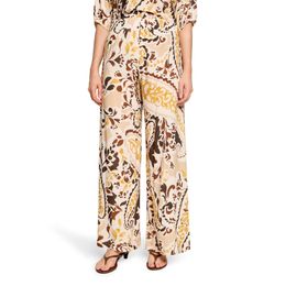 Cartoon Damen Palazzohose "Damen mit Gummizug", beige, Gr. 40, Obermaterial: 100% Viskose, Hosen