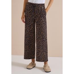 Cecil Damen Stoffhose, braun, Gr. XL, Stoff, 47% Viskose, 45% Polyester, 8% Elasthan, Hosen, softer Materialmix