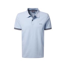 Pierre Cardin Herren T-Shirt "Pierre Cardin Kurzarm-Poloshirts", grau, Gr. M, uni, Obermaterial: 96% Baumwolle CO. 4% Elasthan EL., Shirts, mit
