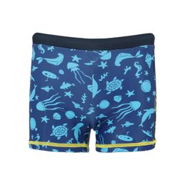 ZIGZAG Kinder Badehose "Buddy", blau, Gr. 92, bedruckt, mehrfarbig, 100% Nylon, Badehosen, aus reinem Nylon