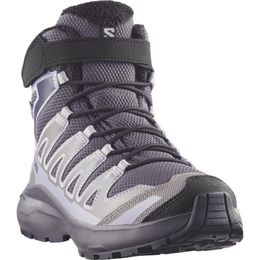 Salomon Kinder Outdoorschuh "XA PRO WINTER WP J", Gr. 39, grau, Synthetik, Textil, Schuhe, wasserdicht