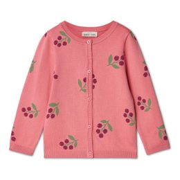 Tchibo - Kinder-Strickjacke - Baby - Gr. 74/80 - dunkelrosa