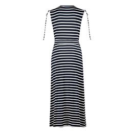 Betty Barclay Damen Jerseykleid "Damen ohne Arm", schwarz-wei&szlig;, Gr. 48, Obermaterial: 95% Viskose, 5% Elasthan, Kleider