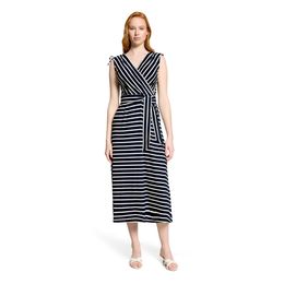 Betty Barclay Damen Jerseykleid "Damen ohne Arm", schwarz-wei&szlig;, Gr. 42, Obermaterial: 95% Viskose, 5% Elasthan, Kleider