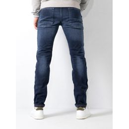 Herren Slim-fit-Jeans "SEAHAM-CLASSIC", blau, Gr. 33, PETROL INDUSTRIES, Denim/Jeans, Obermaterial: 94% Baumwolle, 3% Elasthan, 3% Polyester, Jeans,
